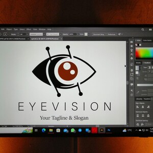 Optometry Logo Design / Editable Optician Logo / Optometrist Logo ...