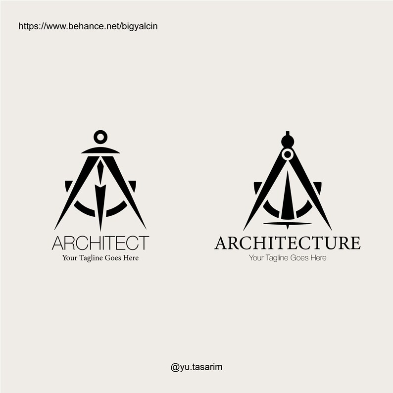Architectural Compass Logo - Unique Design for Building Professionals ...