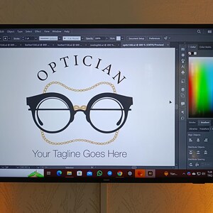 Stylish Optician Logo Design / Optometrist Logo - Perfect Logo for ...