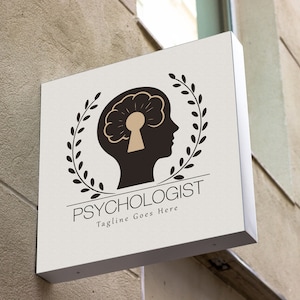 Unique Psychiatrist Logo Design - Gift Idea for Therapists / Stylish ...