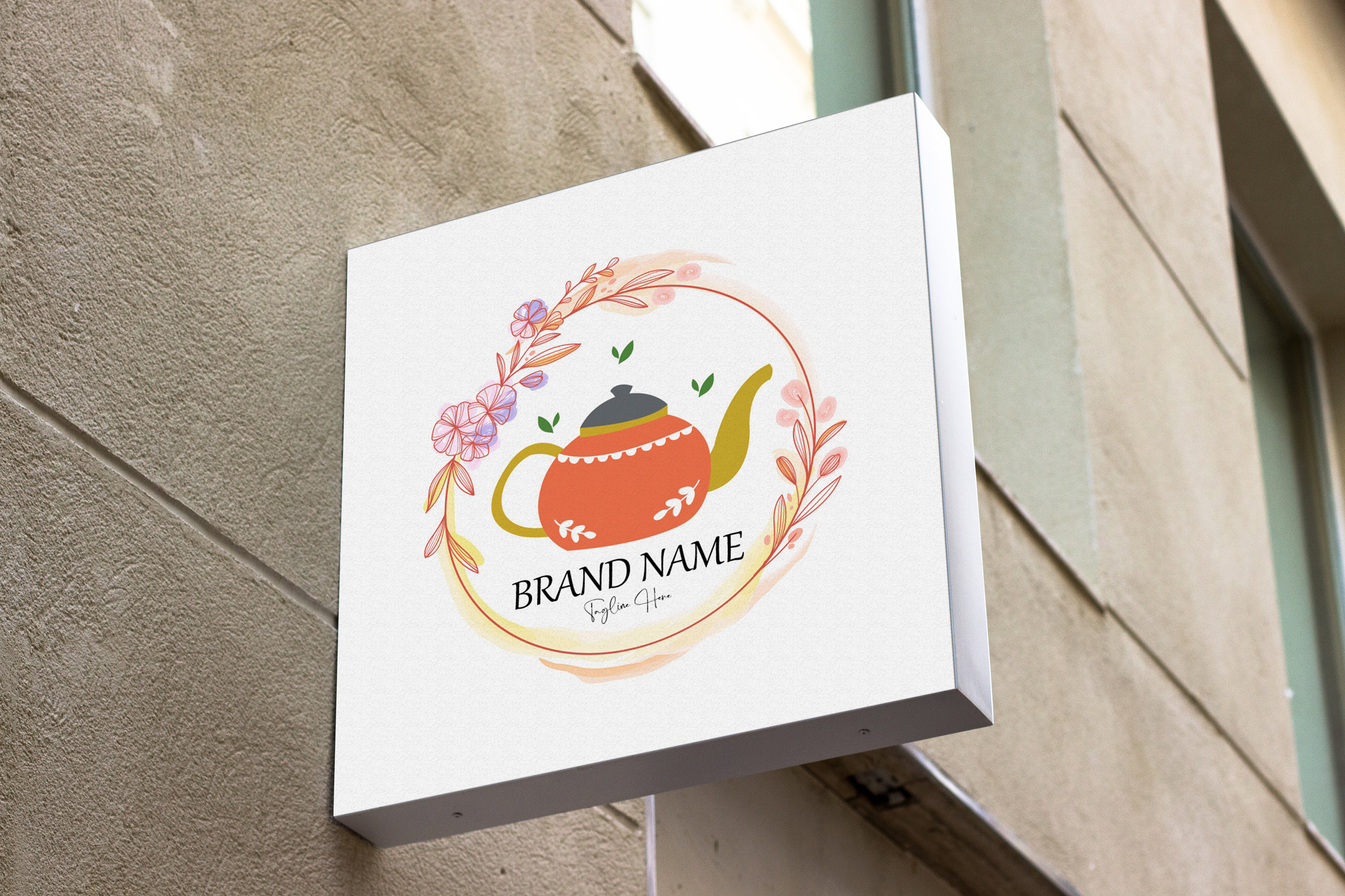 Hot Tea Logo Design Trio / Tea Shop Logo / Tea Room Logo / Tea House ...