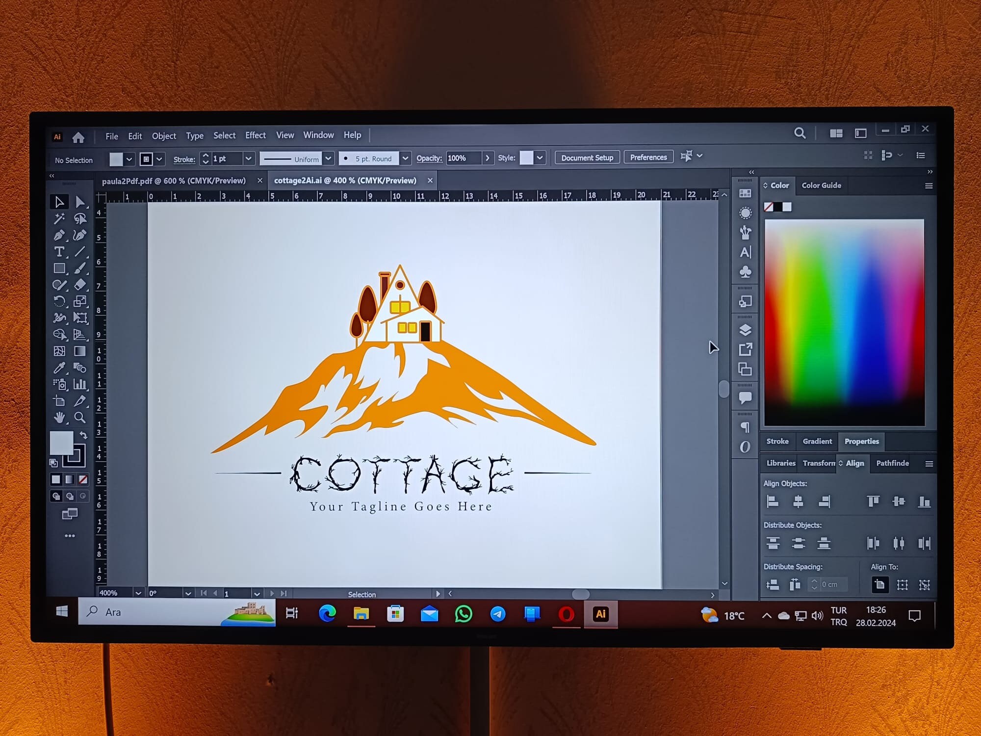 Charming Cottage Logo Design | Personalized Branding for Cottagecore ...