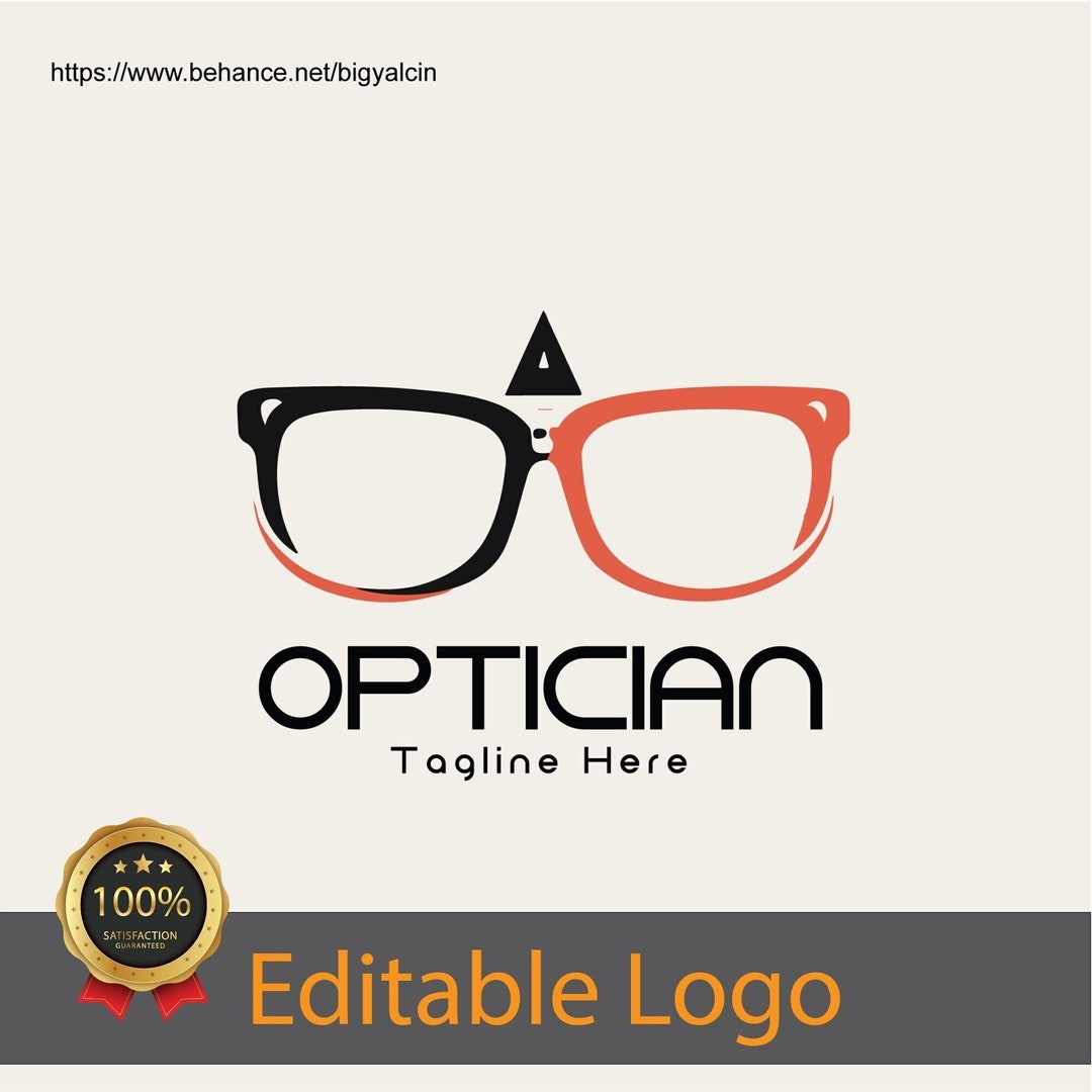 Eyeglasses Logo Design / Diy Oculist Logo / Medical Eye Logo ...