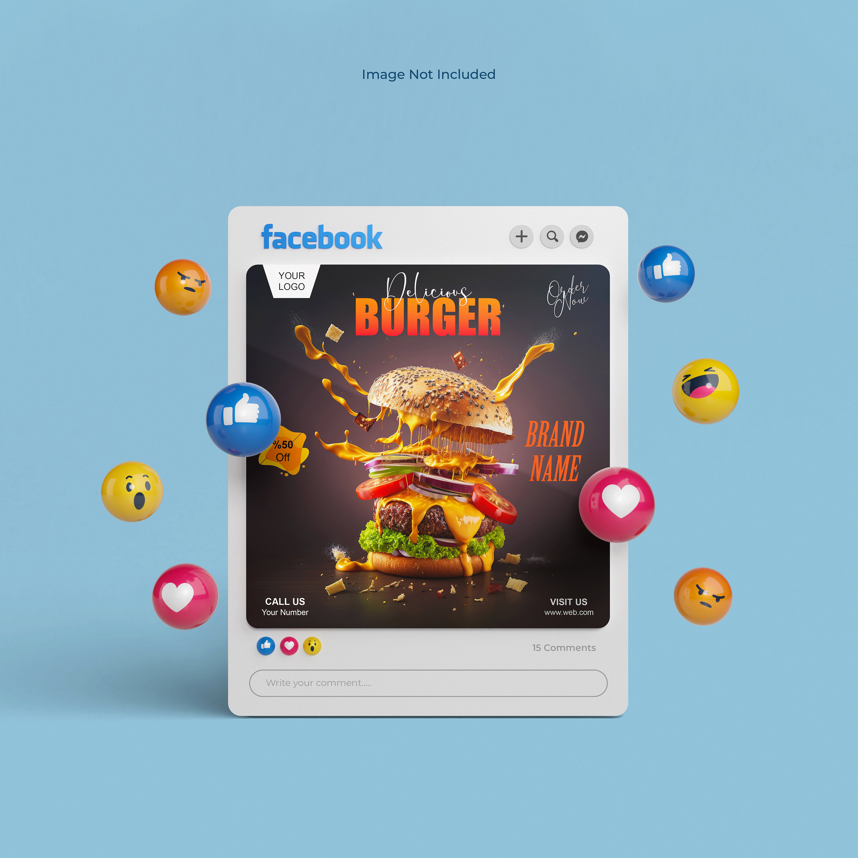 Burger Flyer Design / Burger Marketing Social Media / Fast Food ...