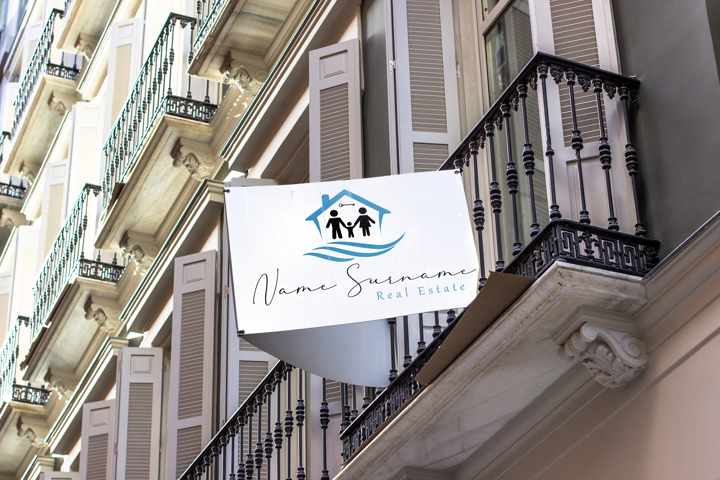 Luxury Real Estate Logo / Chic Realtor Logo Design / House Logo ...