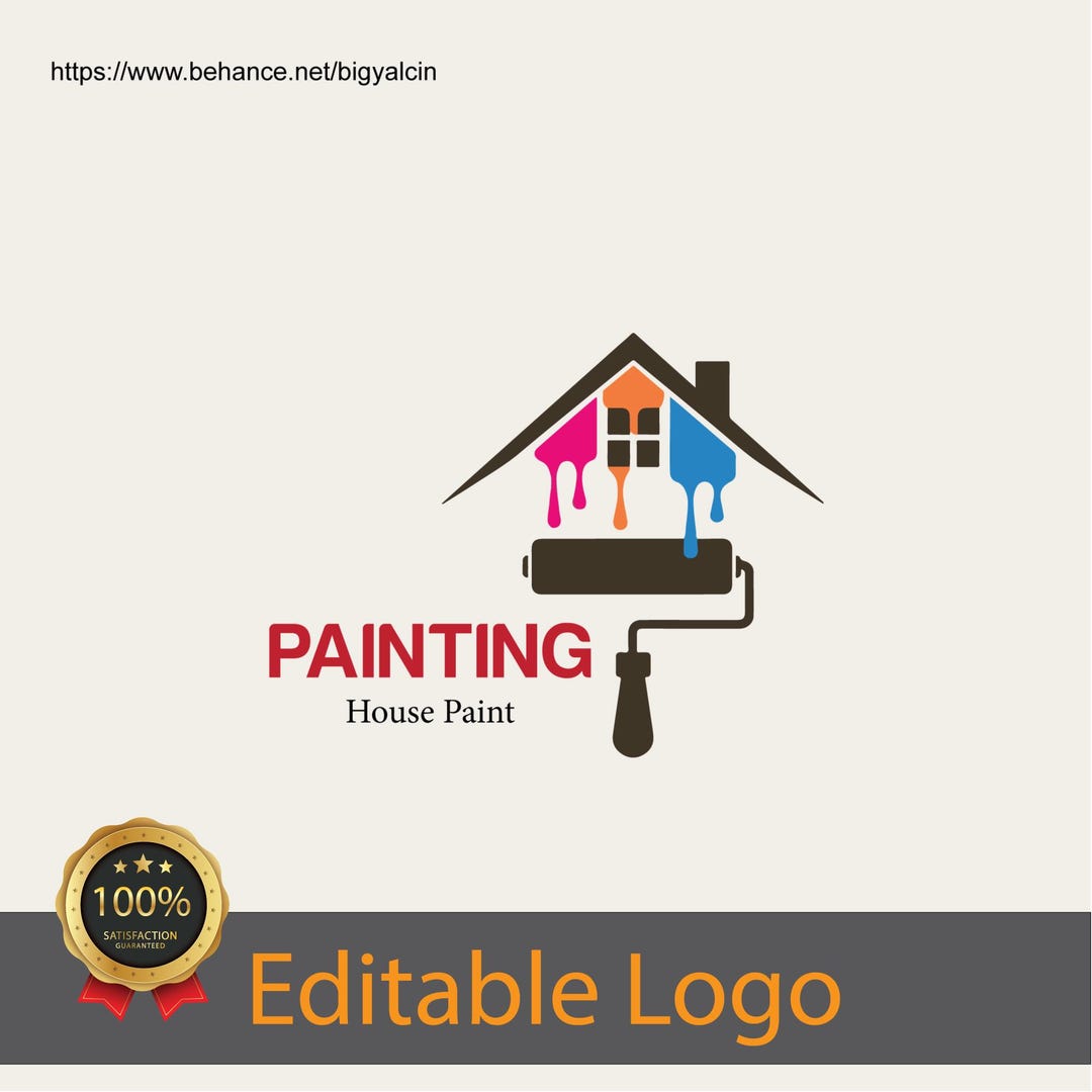 House Painting Logo – Custom Painter Business Branding Design / Home ...