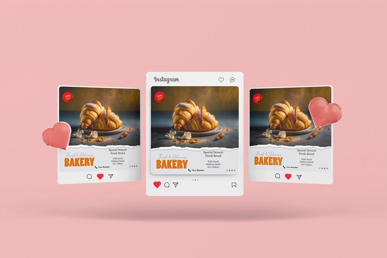 DIY Bakery Flyer Design / Cafe Flyer / Baker Social Media Post ...