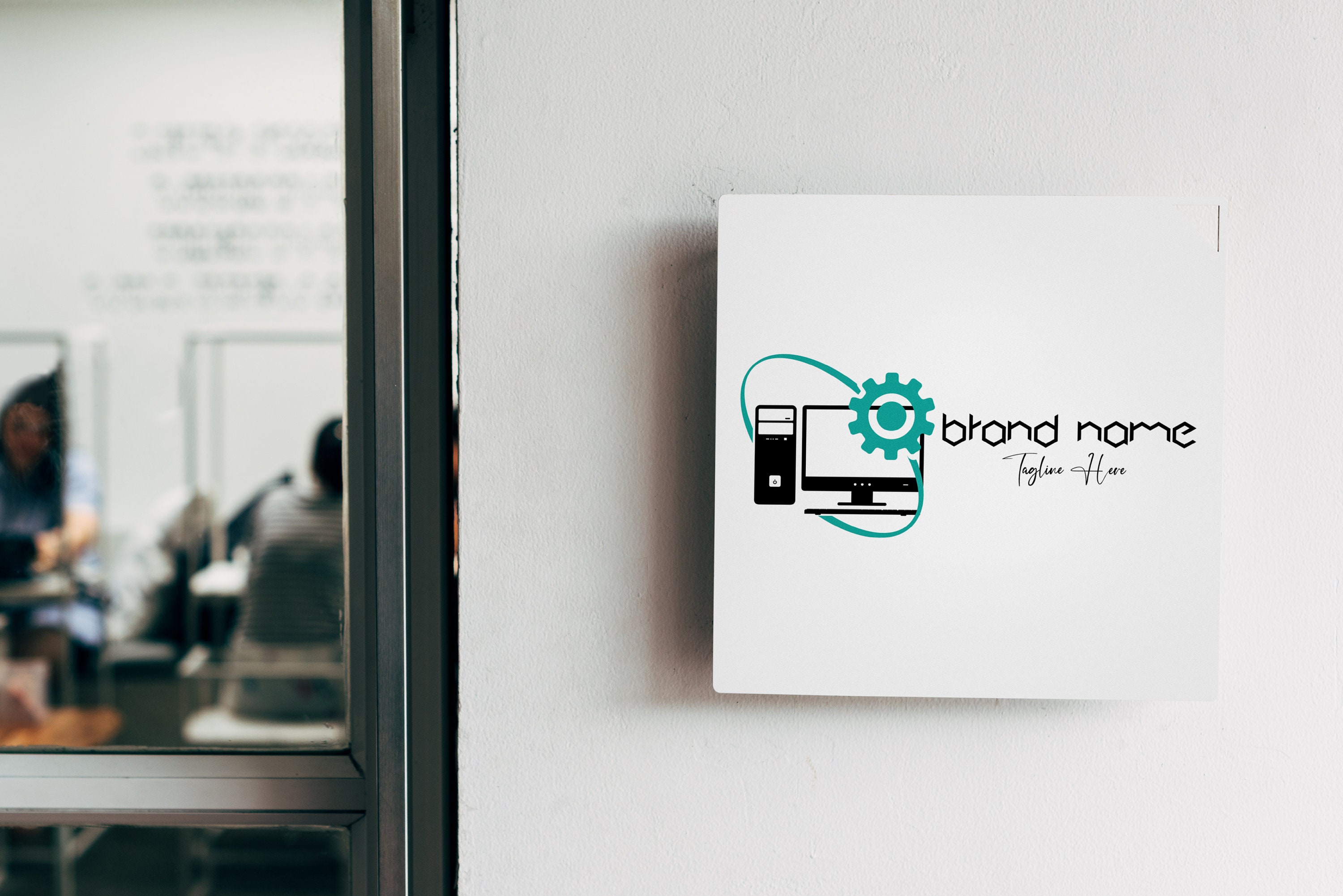 Computer Repair Logo / Computer Service Logo / Premade Computer Logo ...