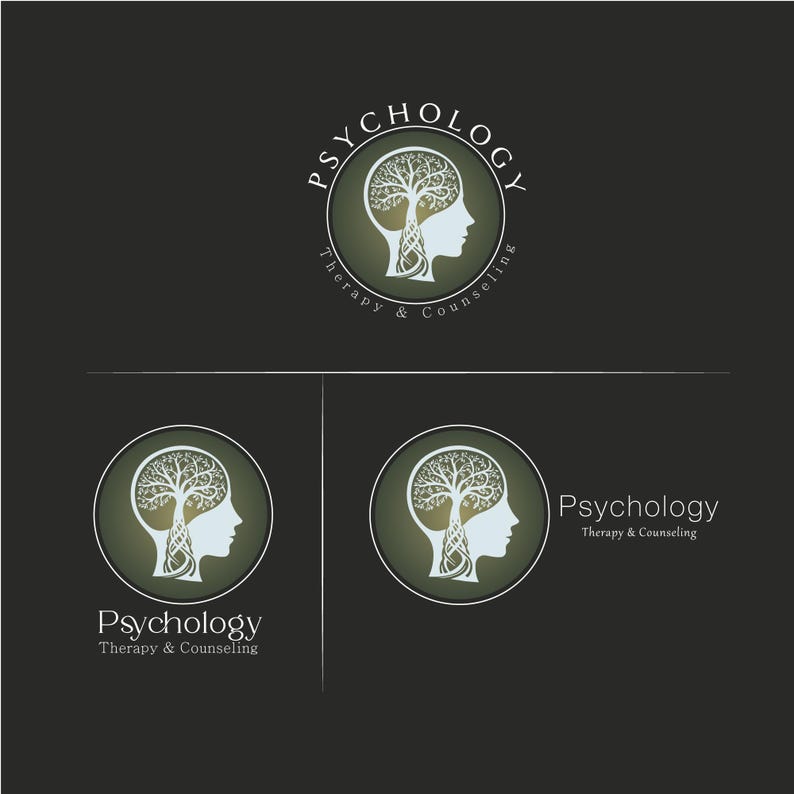 Modern Psychology Logo Kit: Therapy & Counseling Branding - Etsy