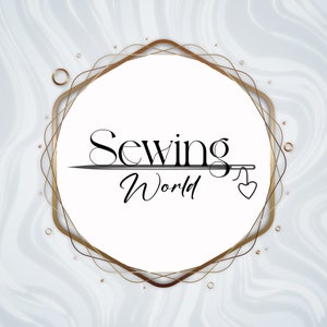 Minimal Sewing Logo / Heart & Needle Sewing Logo – Perfect for Tailors ...