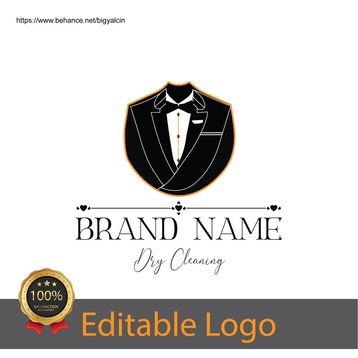 Logo for Dry Cleaning / Tuxedo Logo / Dry Cleaner Logo Design / Tailor ...