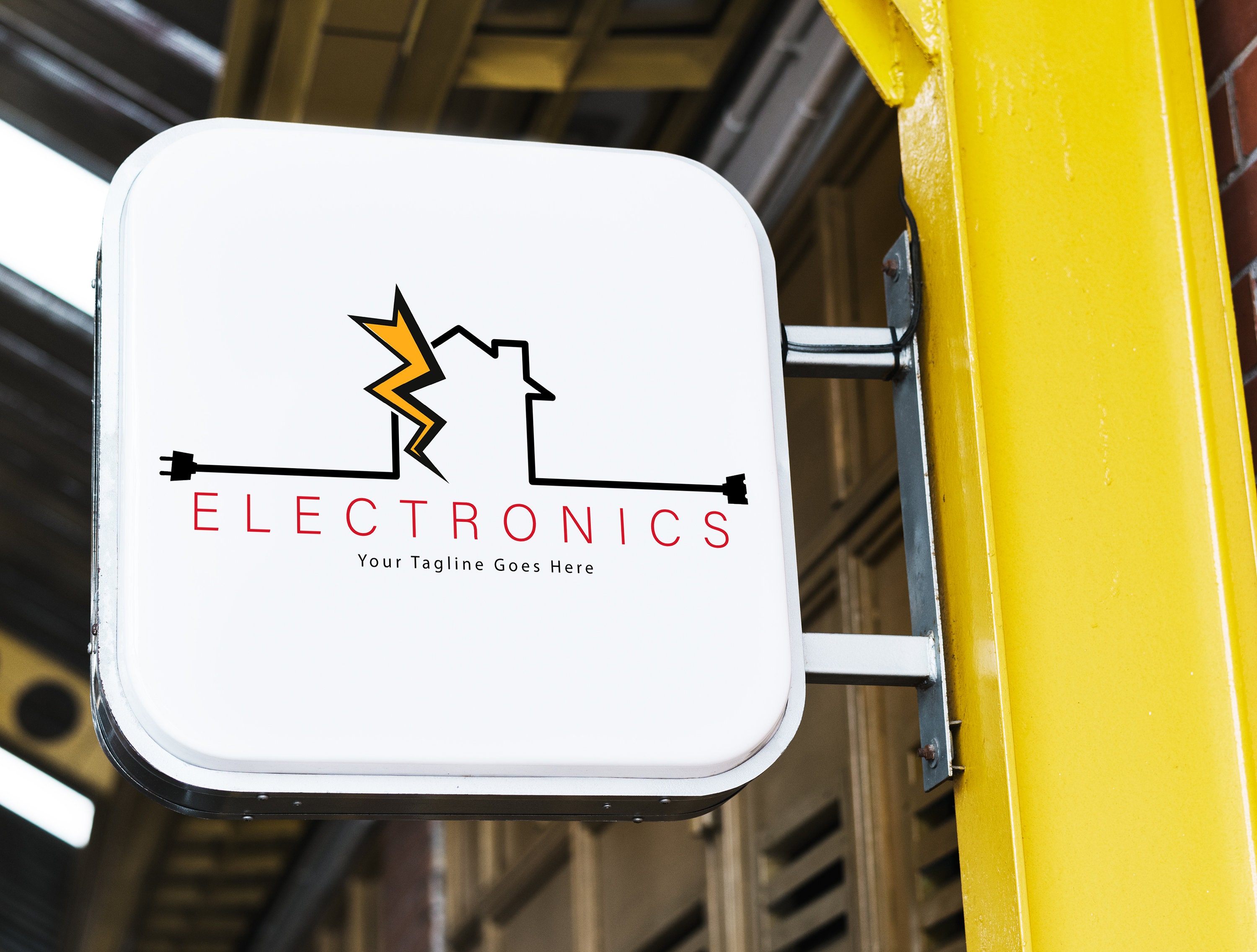 Electronics Store Logo / Electrical Logo With Two Alternatives ...