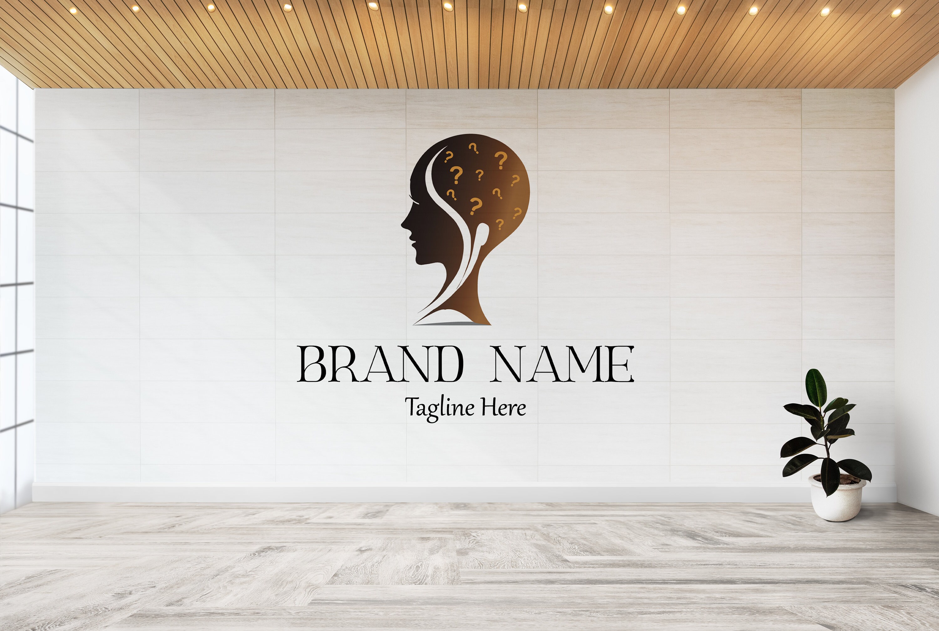 Psychologist Logo Design / Mental Health Logo / Editable Life Coach ...