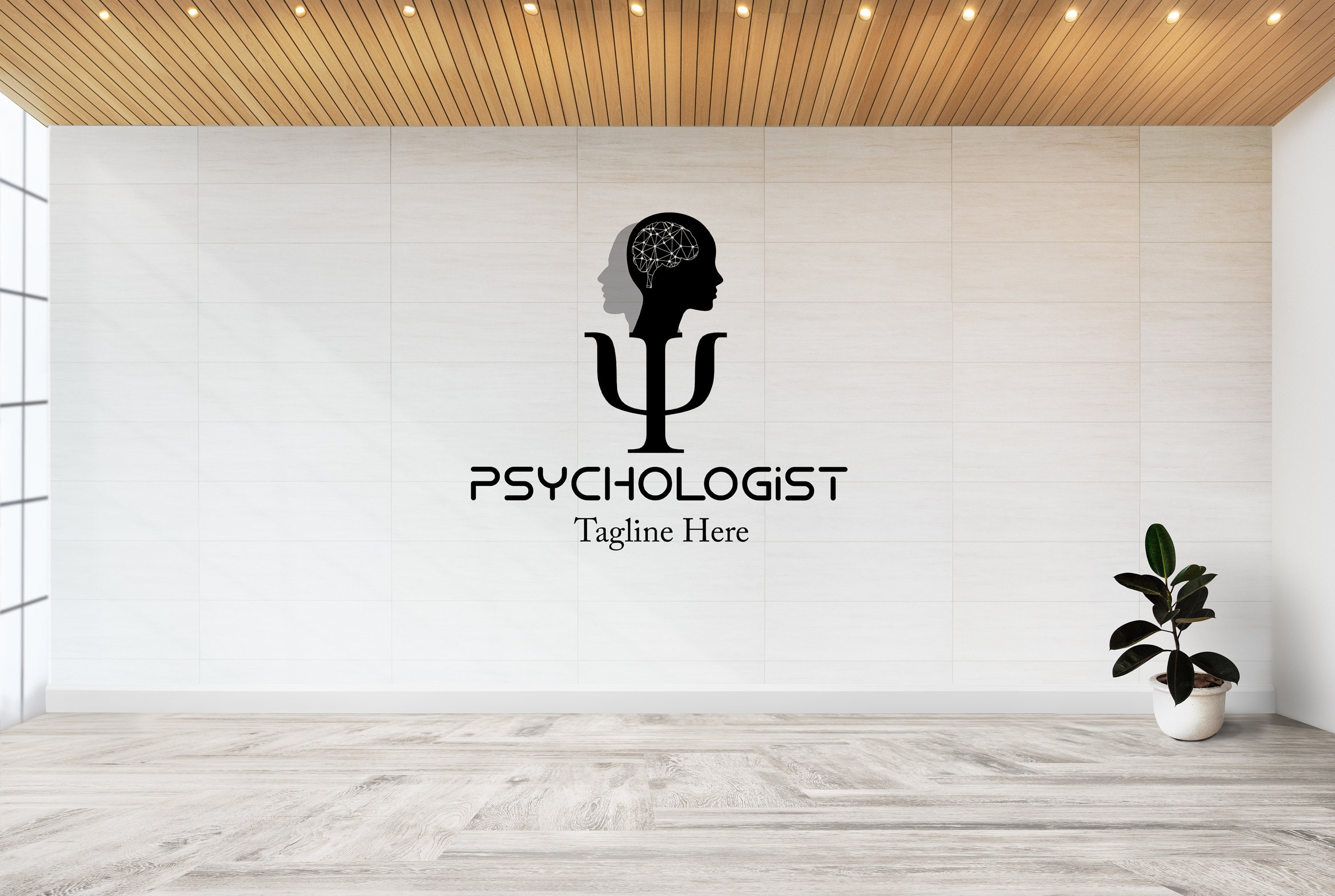 Psychologist Logo Design / Mental Health Logo / Editable Life Coach ...