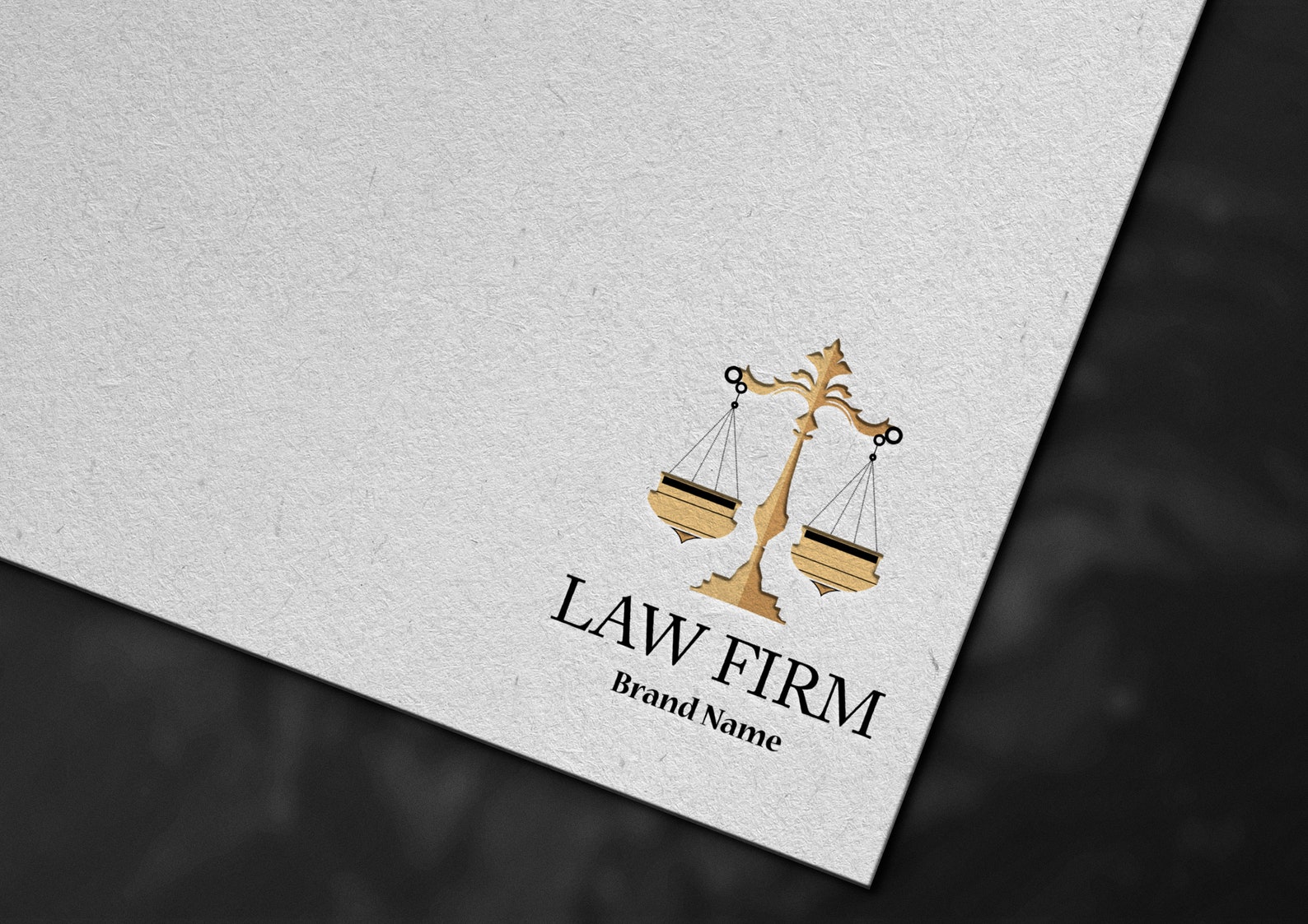Lawyer Logo Design / Editable Law Firm Logo / Law Services Logo / Law ...