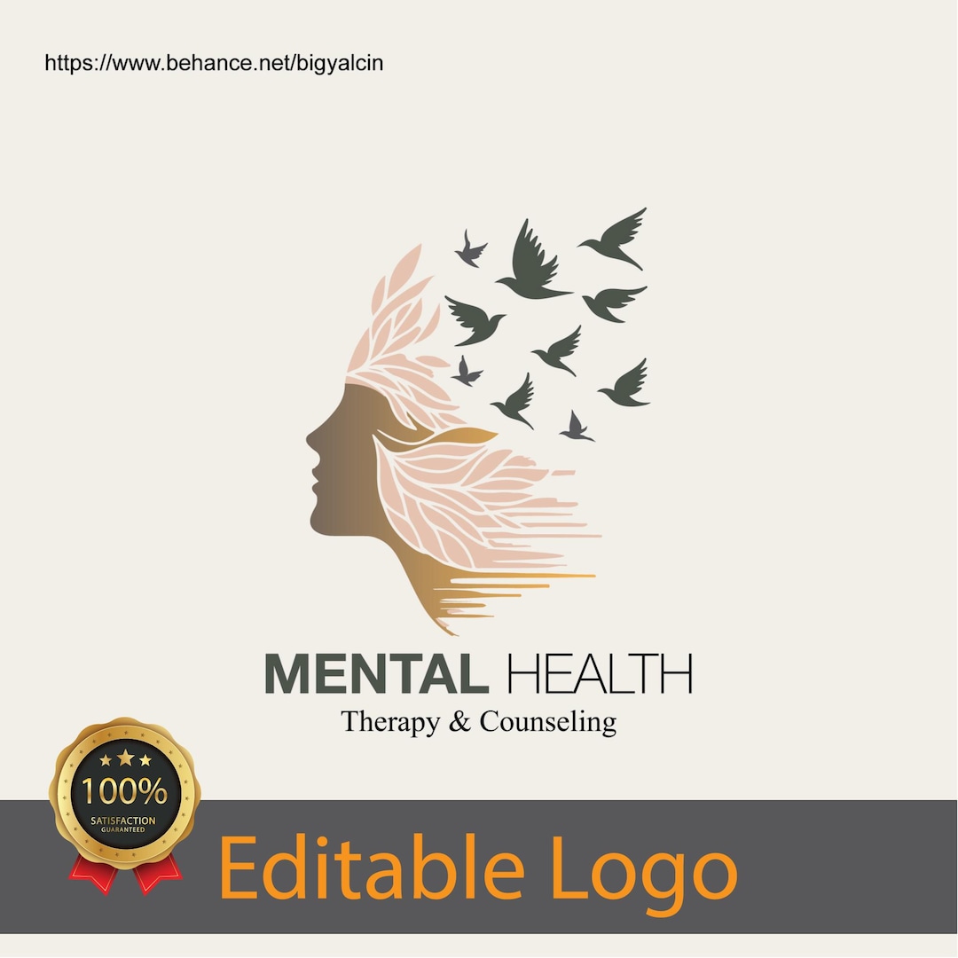 Psychologist & Psychiatrist Logo Design / Mental Health Logo / Therapy ...