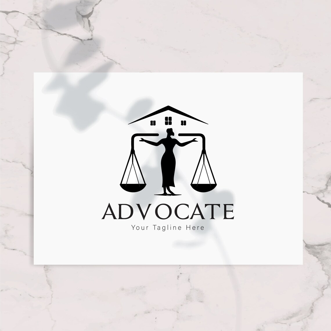 Law Logo for Woman / Law Office Logo / Lady Law Logo / Lady - Etsy