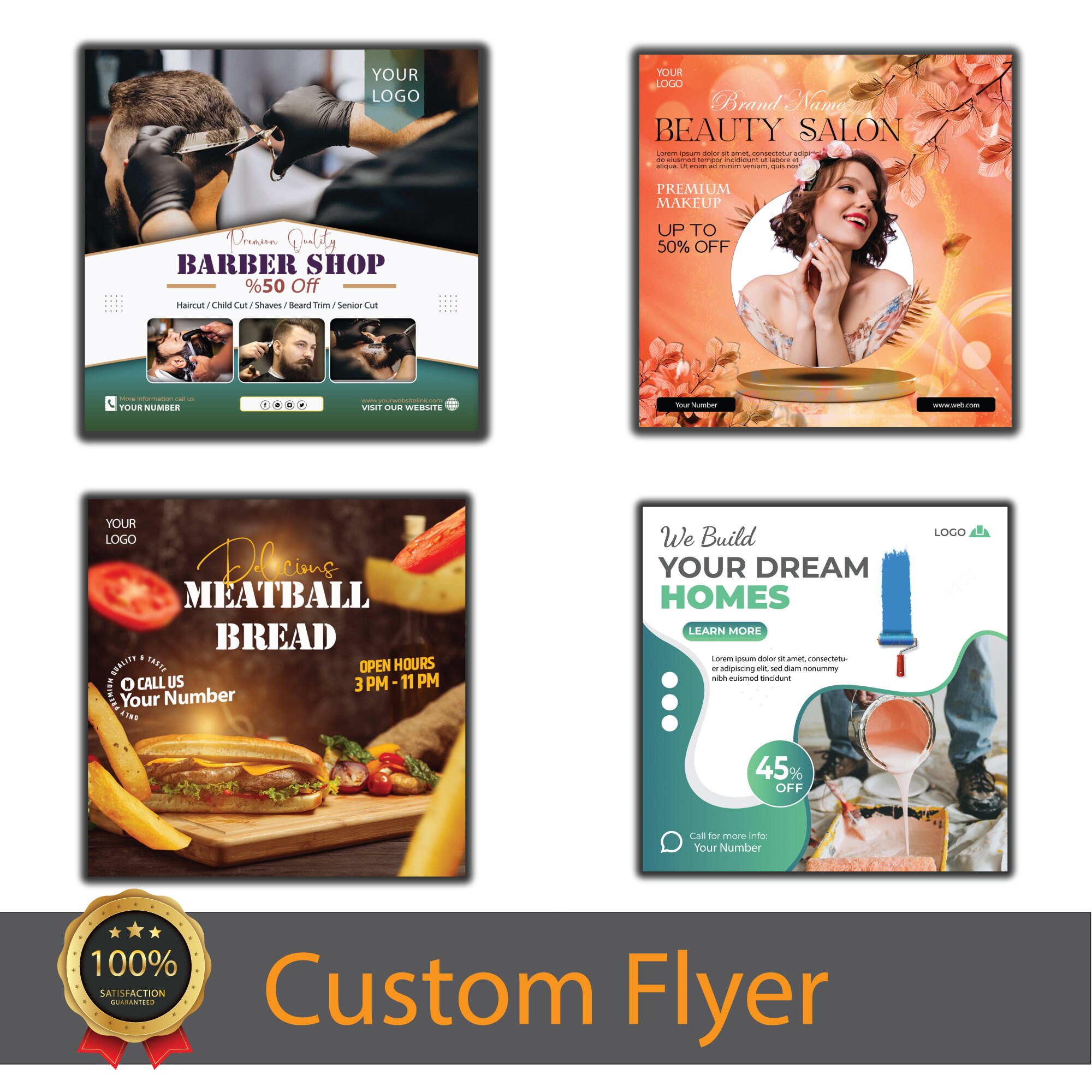 Custom Flyer Design / Professional Flyer / Graphic Designer / Custom ...