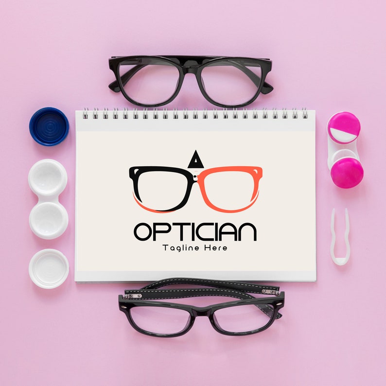 Eyeglasses Logo Design / Diy Oculist Logo / Medical Eye Logo ...
