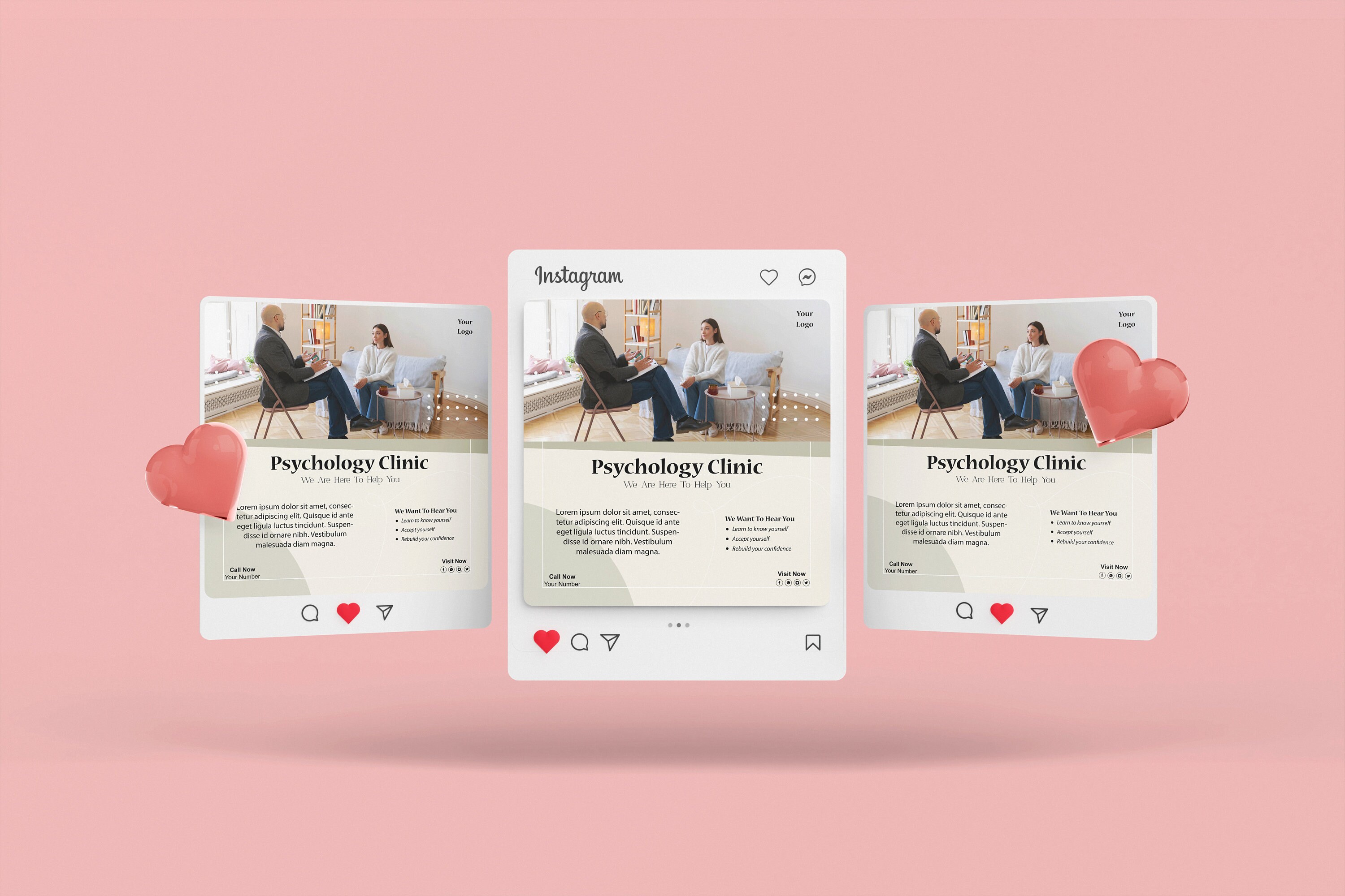 Editable Psychologist Flyer / Counseling Psychology Flyer Design ...