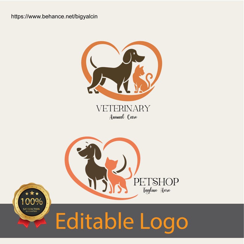 Modern Veterinary Logo Design Professional Animal Hospital Branding ...