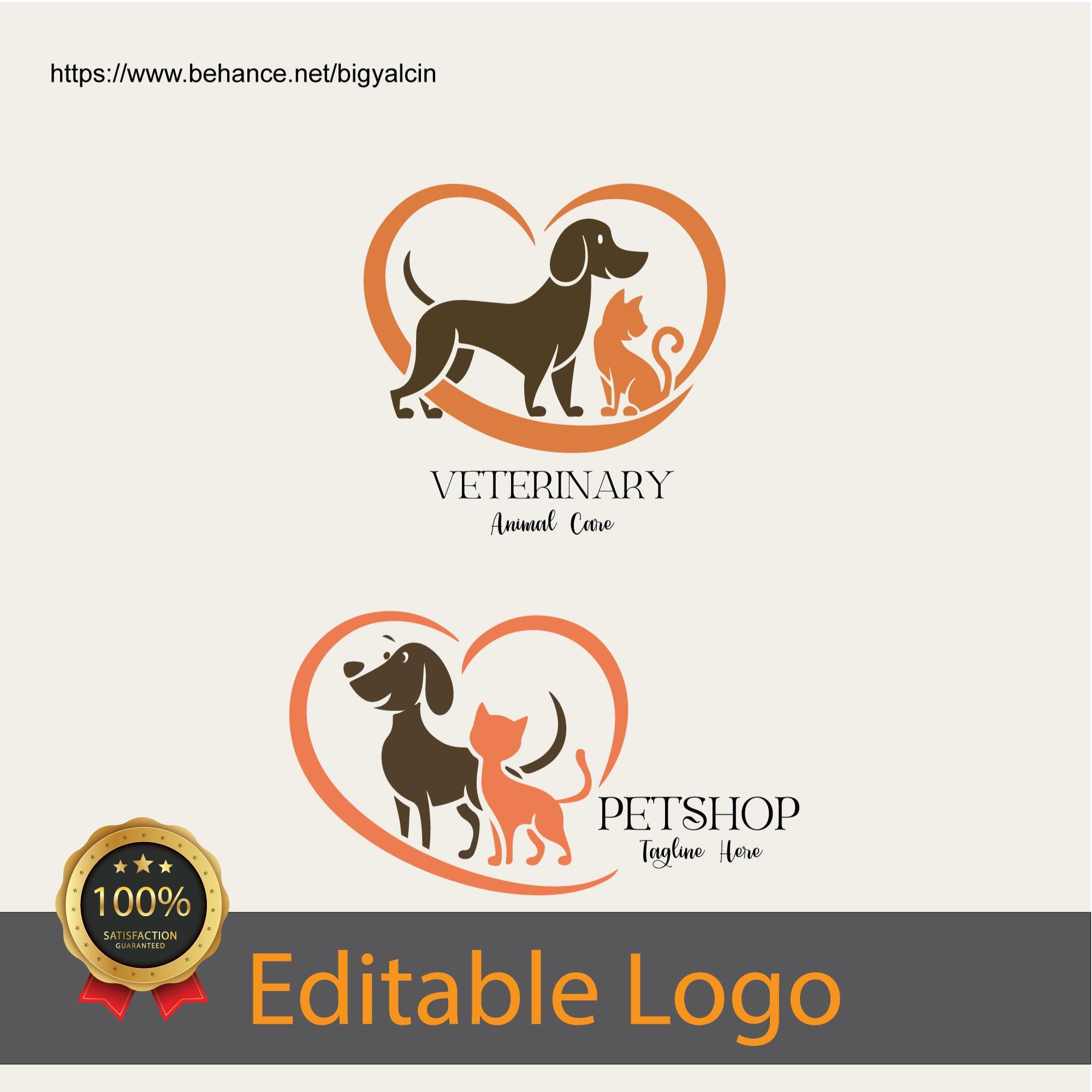 Modern Veterinary Logo Design Professional Animal Hospital Branding ...