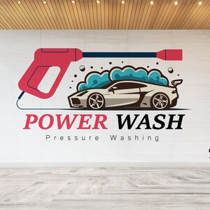 Modern Car Wash Logo Design: Auto Detailing Branding (AI, JPG, PDF ...