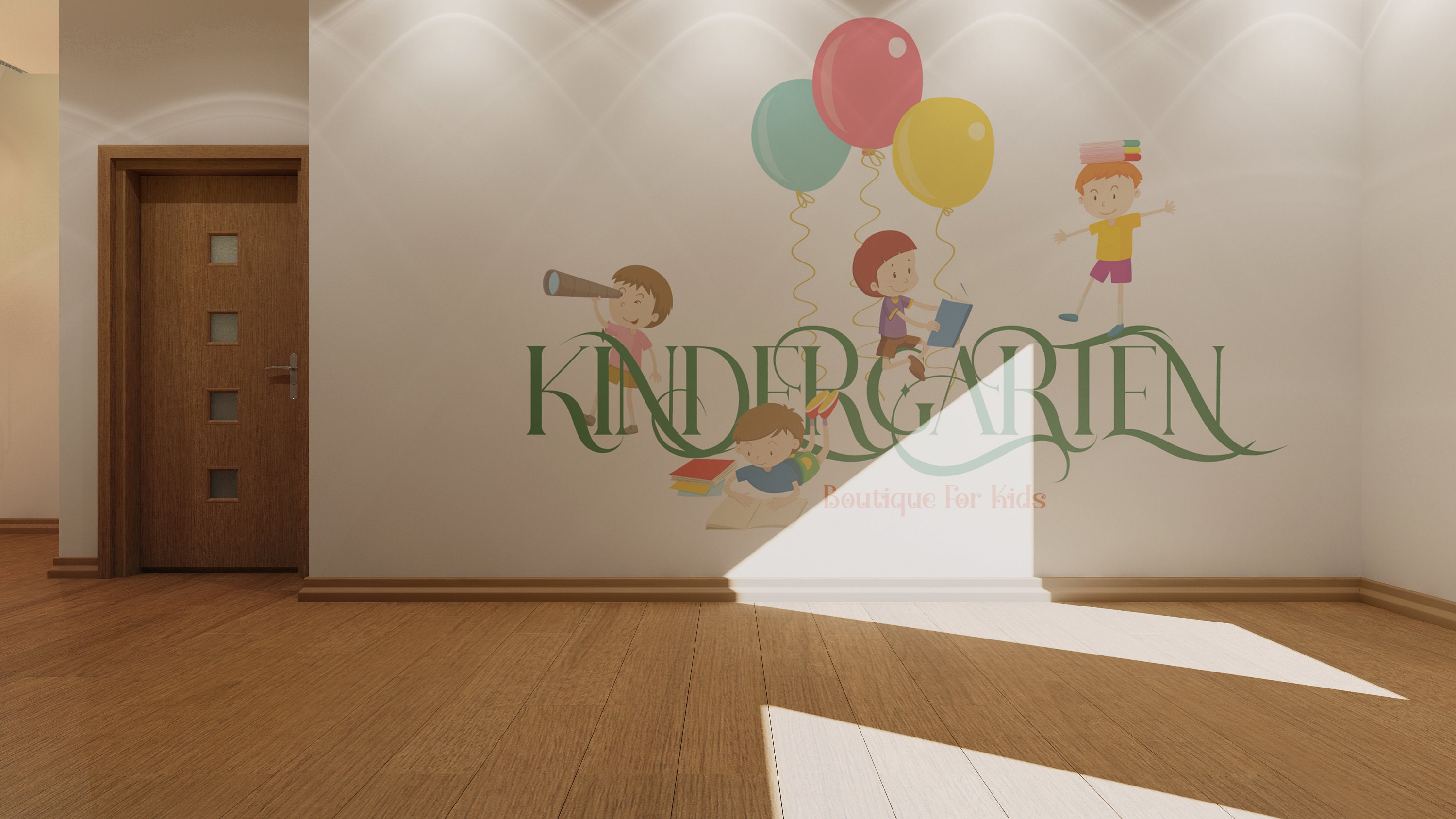 Kindergarten Logo Design / Preschool Logo / Kids Logo Template ...