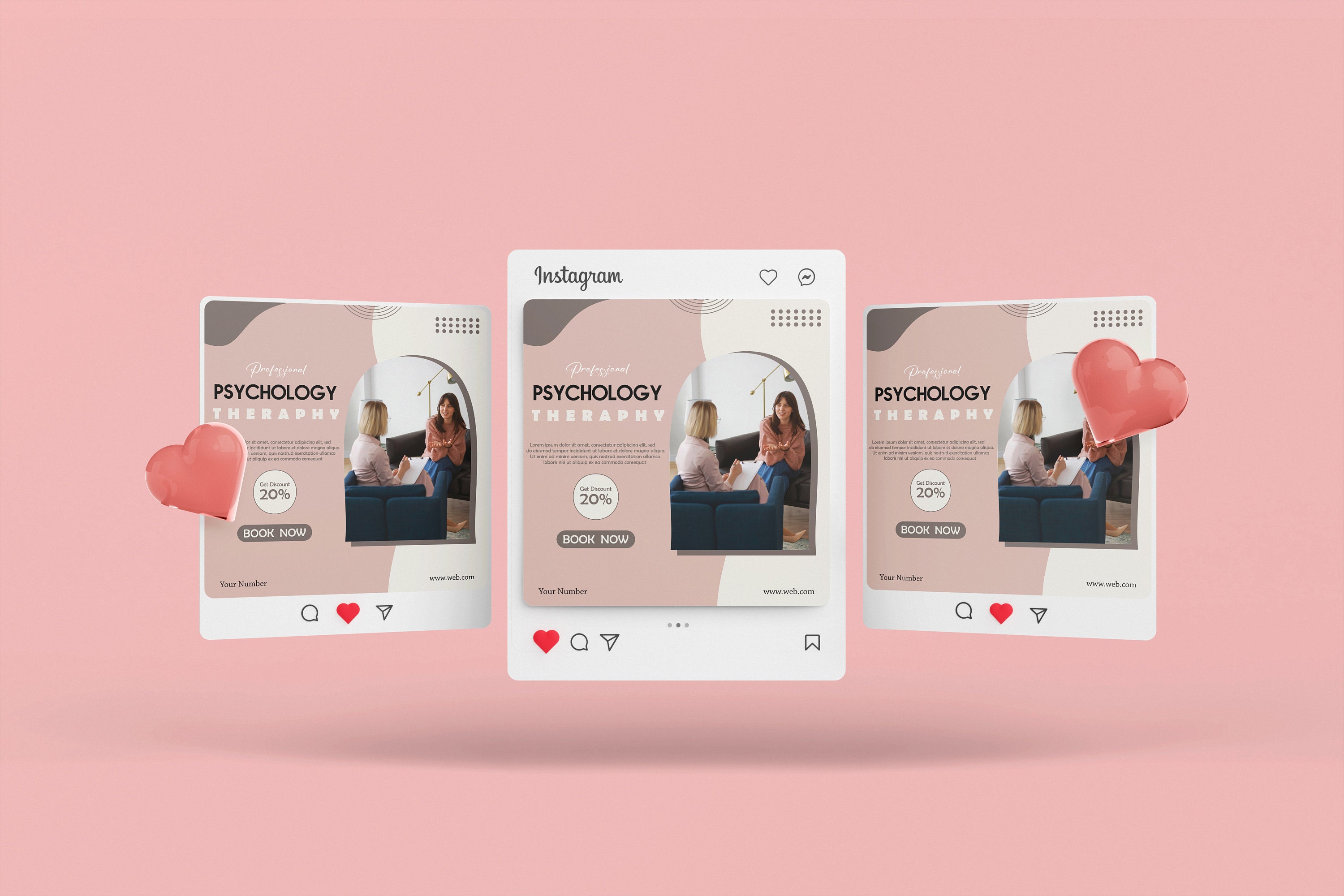 Psychologist Flyer Design / Counseling Psychology Flyer / - Etsy