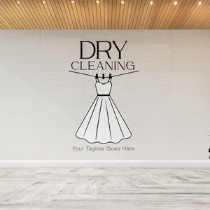 Dry Cleaning Logo Design Service / Laundry Business Logo / Chic Dress ...