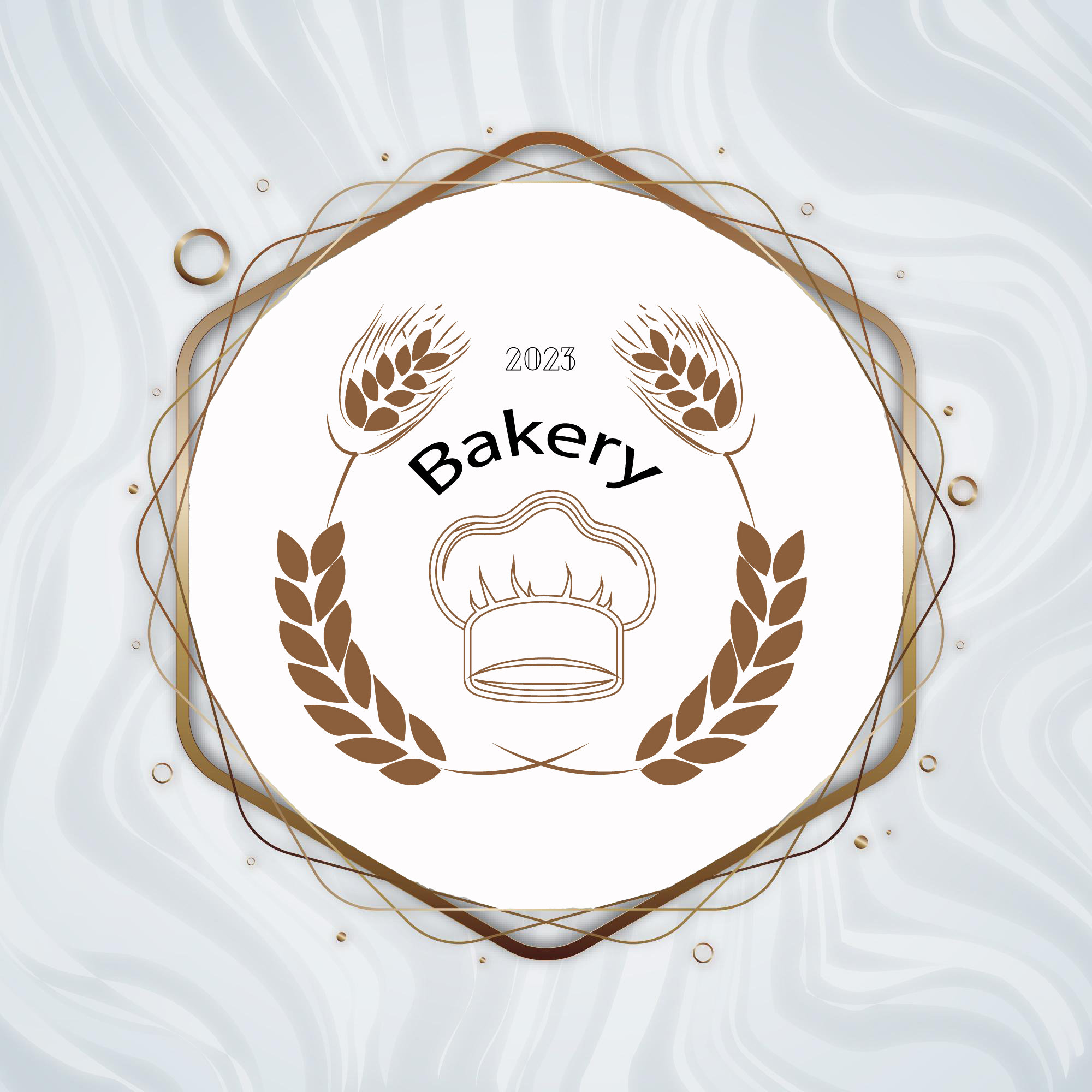 Elegant Bakery Logo / Bakery Business / Brown Baking Logo / Restaurant ...