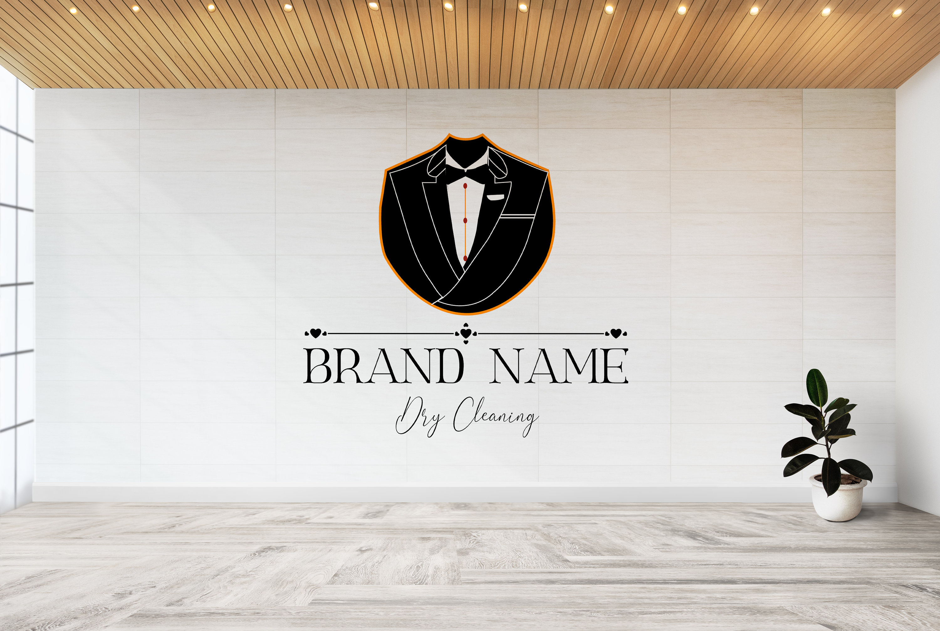 Logo for Dry Cleaning / Tuxedo Logo / Dry Cleaner Logo Design / Tailor ...