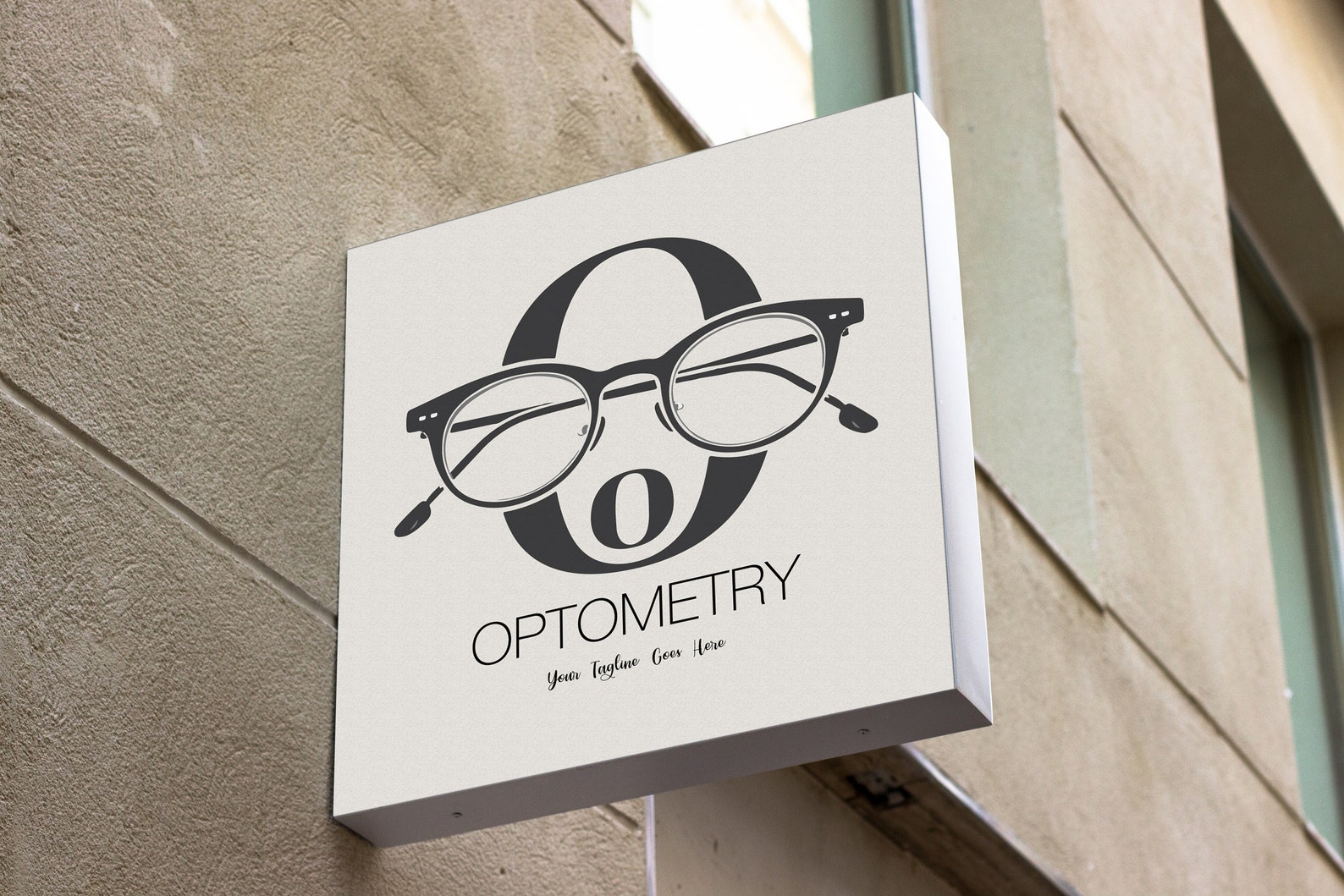 Stylish Eyeglasses Logo Design / Optical Logo / Custom Optician Logo ...