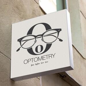 Stylish Eyeglasses Logo Design / Optical Logo / Custom Optician Logo ...