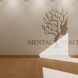 Editable Psychology Logo / Life Coach Therapy Logo / Tree of Life Logo ...