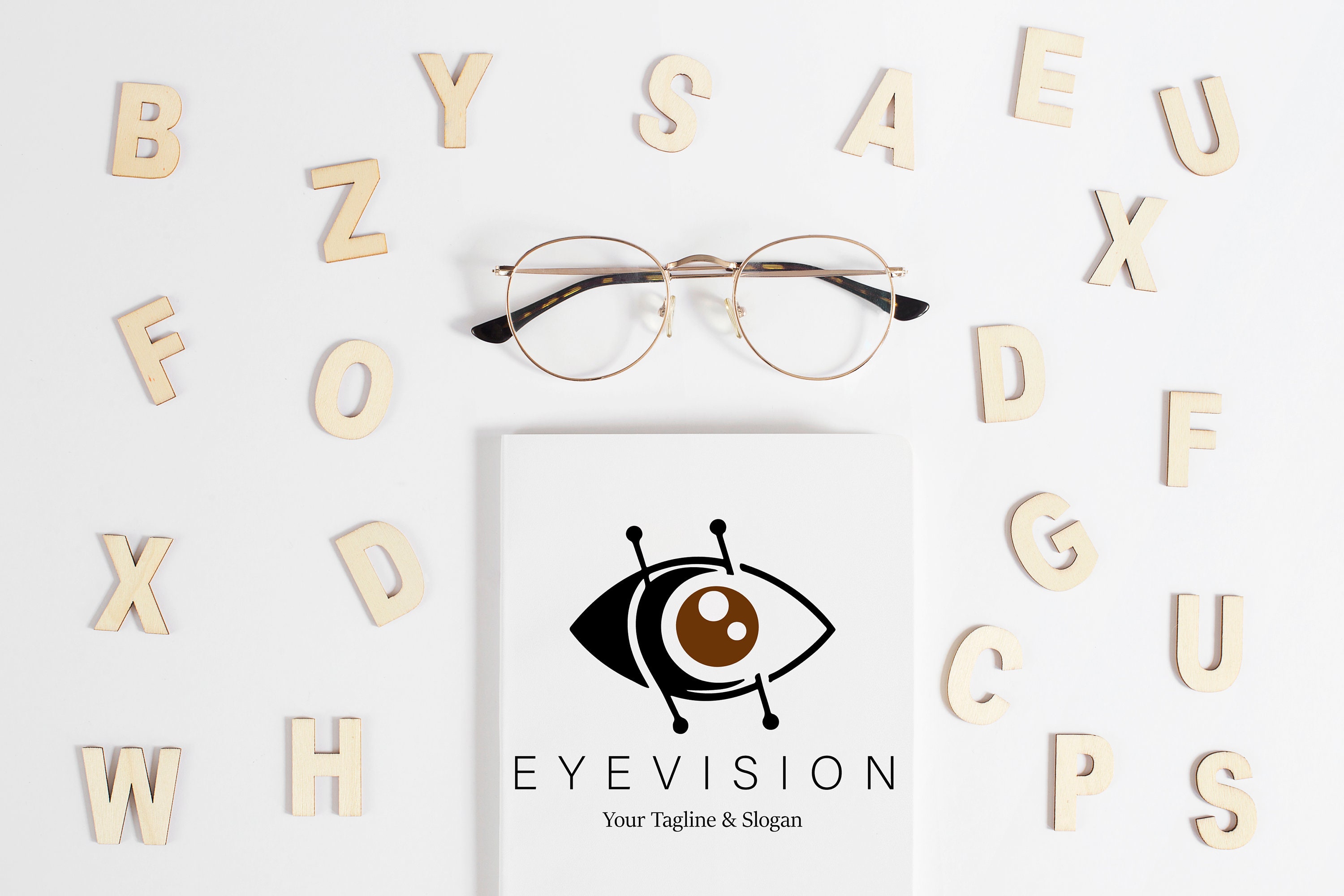 Optometry Logo Design / Editable Optician Logo / Optometrist Logo ...