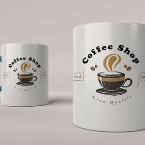 Premium Coffee Logo - Custom Branding for Cafés & Baristas / Coffee ...