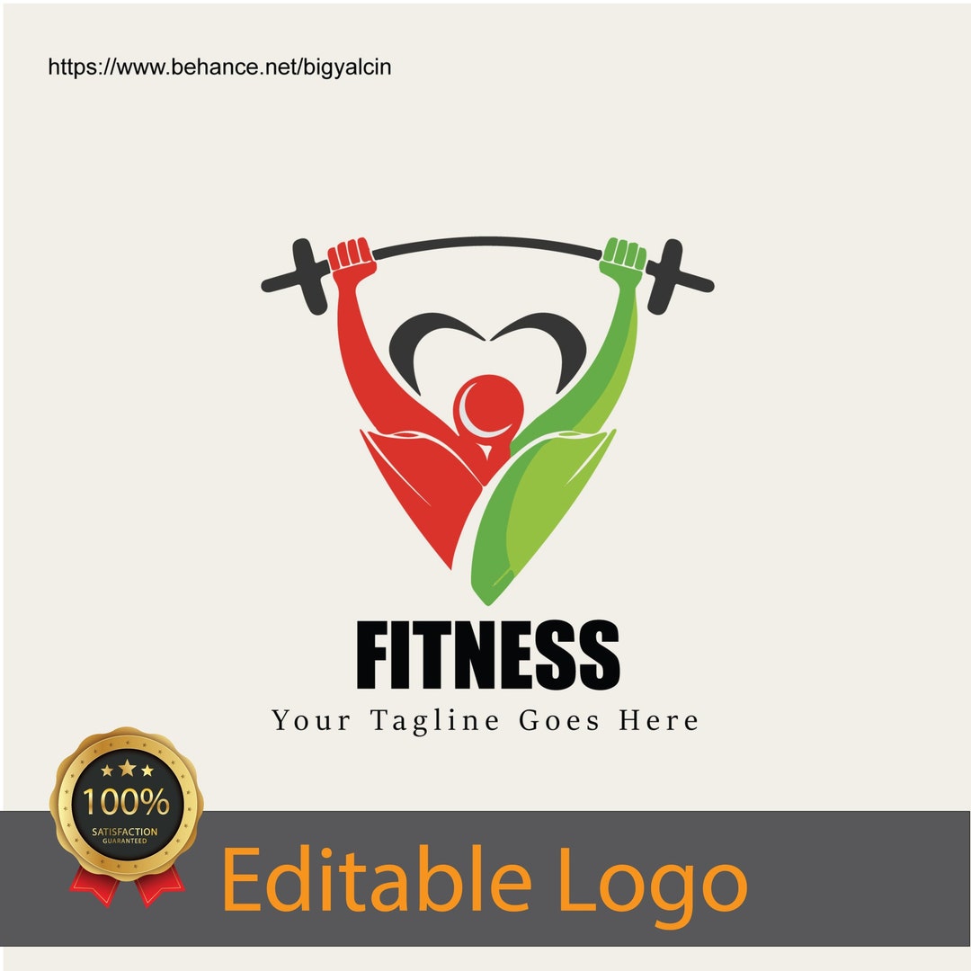 Custom Fitness Logo Design / Personalized Gym Logo for Your Brand ...