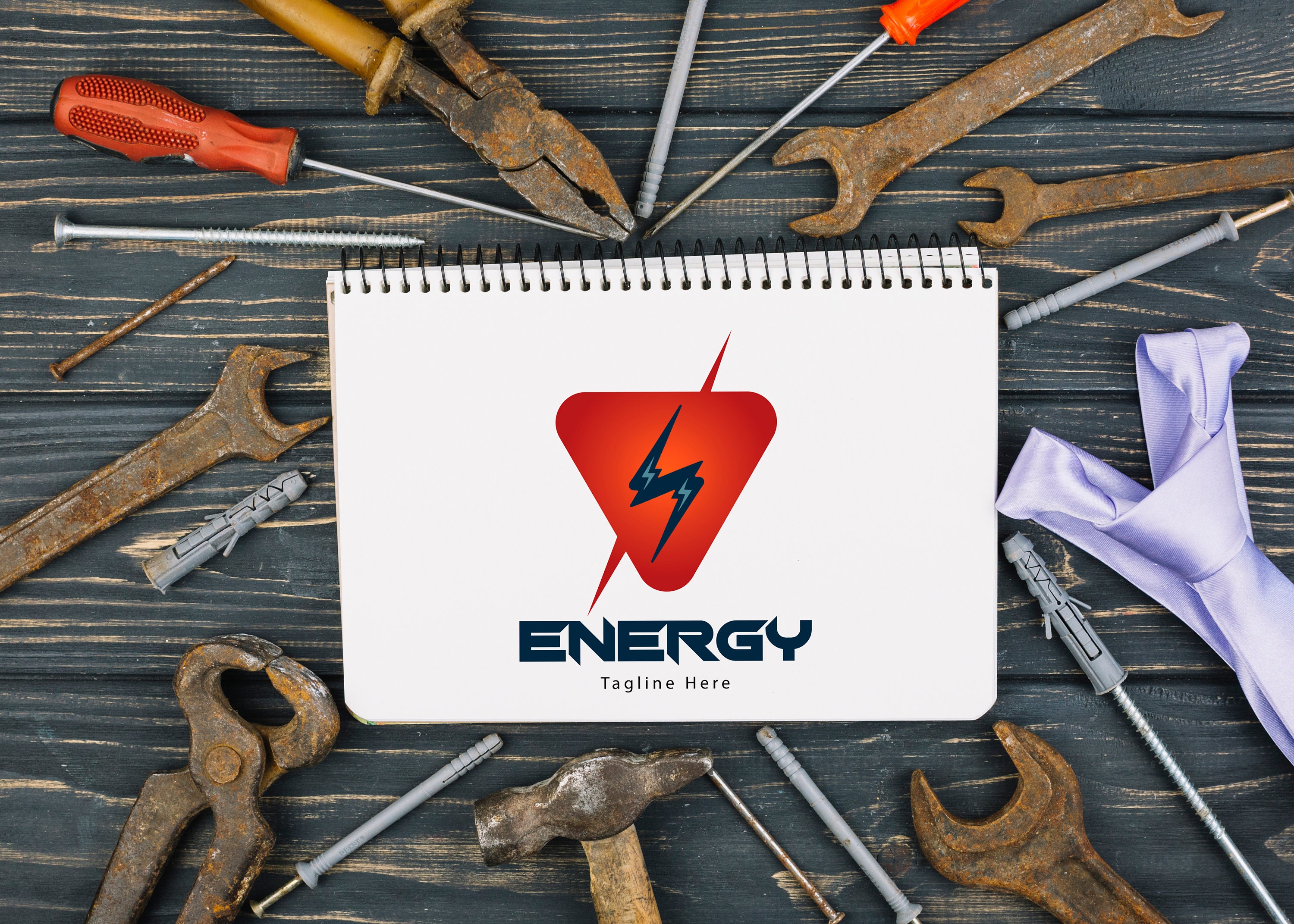 Electrician Logo Design / Electric Power Logo Design / Energy Logo ...