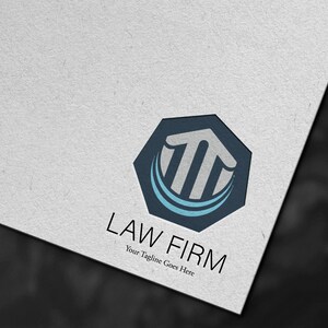 Custom Law Firm Logo Design: Professional Attorney Branding (AI, PDF ...