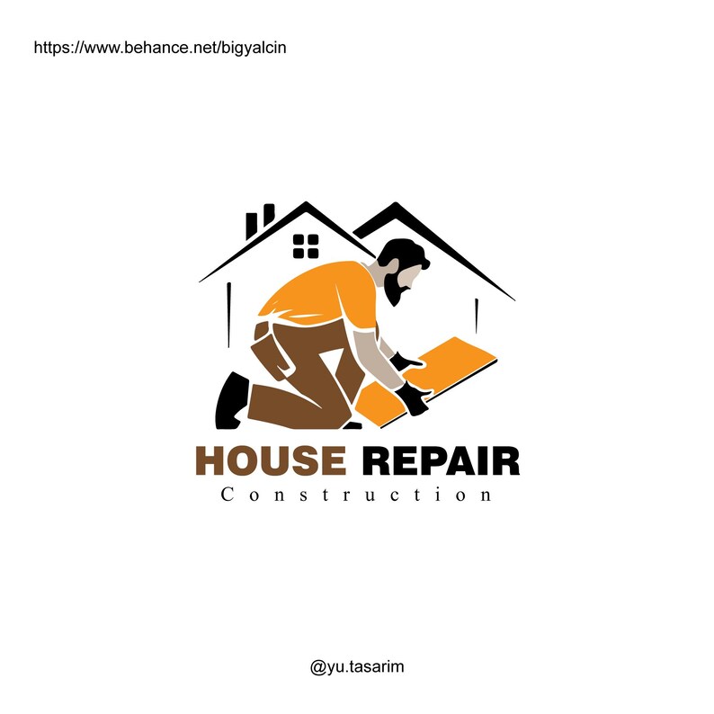 House Repair Logo Design: Custom Home Improvement Branding (AI, PDF ...