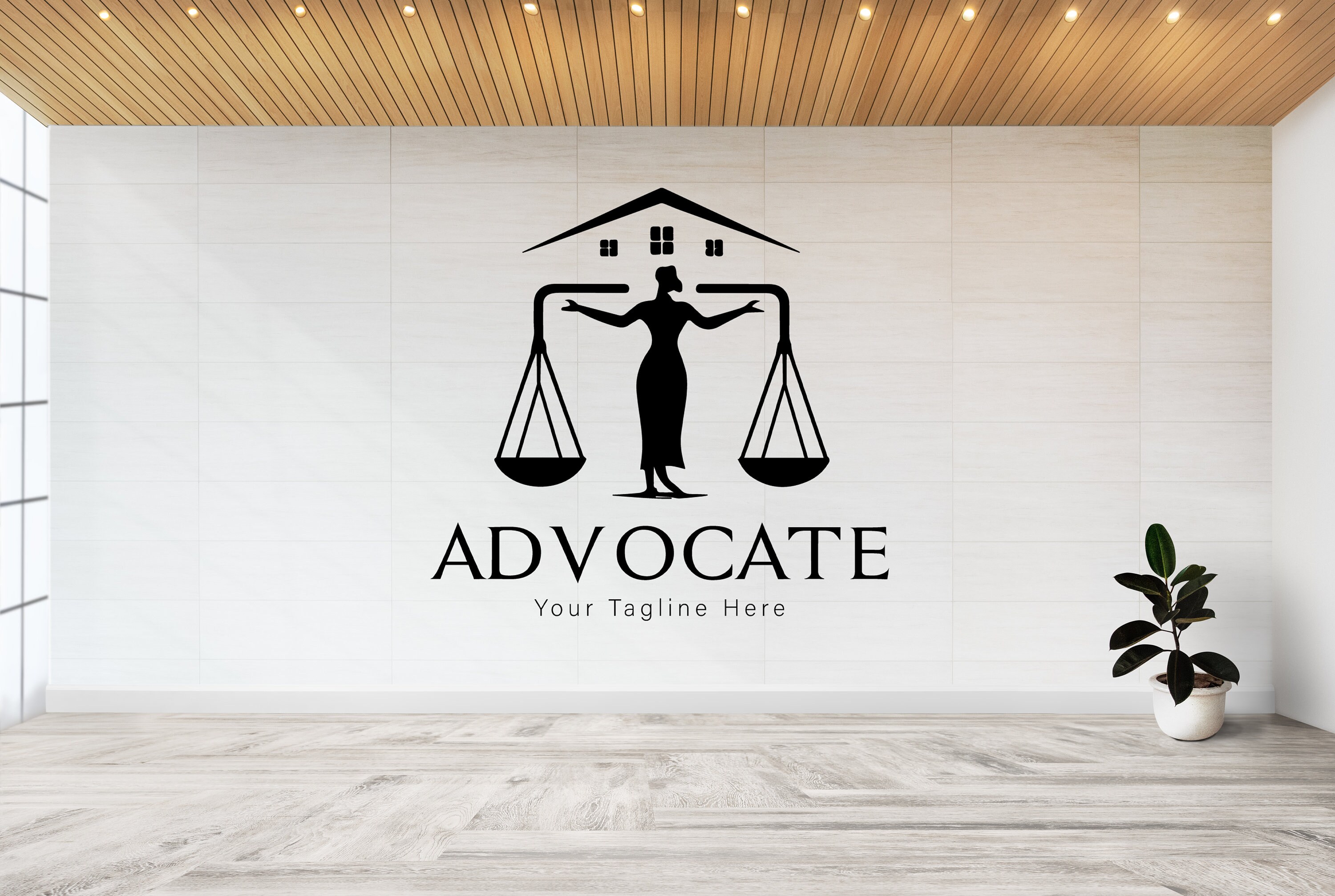 Law Logo for Woman / Law Office Logo / Lady Law Logo / Lady - Etsy