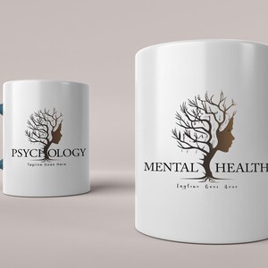 Editable Psychology Logo / Life Coach Therapy Logo / Tree of Life Logo ...
