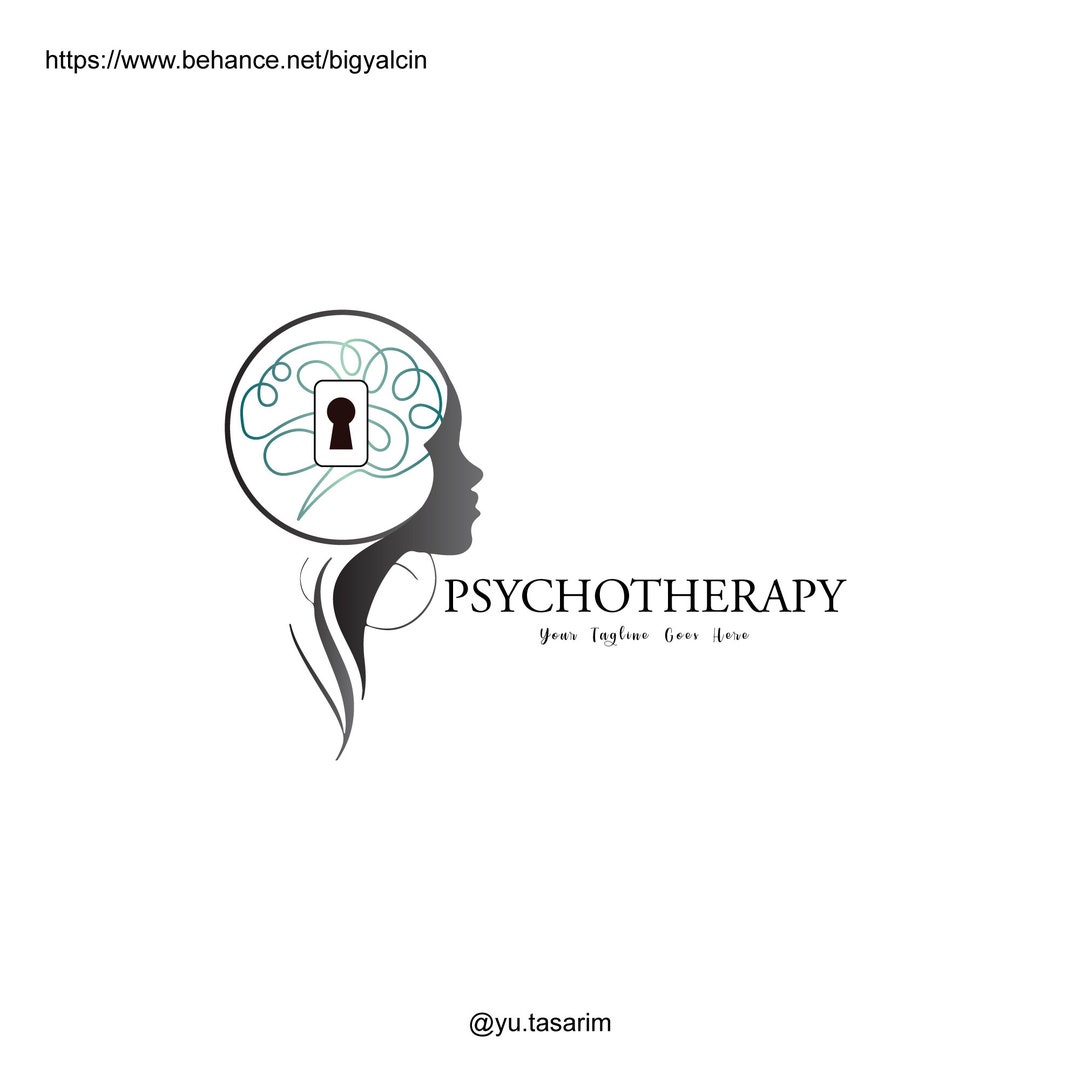 Premade Psychologist Logo / Mental Health Logo / Brain Logo Design ...