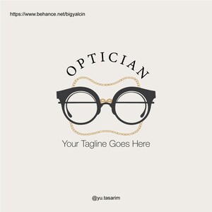 Stylish Optician Logo Design / Optometrist Logo - Perfect Logo for ...
