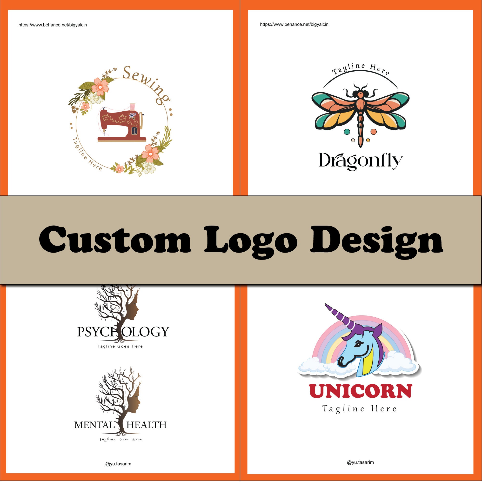 Custom Logo Designer / Logo Design Branding / Branding Package ...