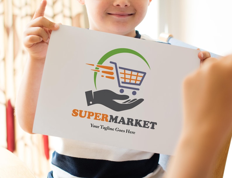 Modern Grocery Store Logo Design – Custom Market Branding for Organic ...