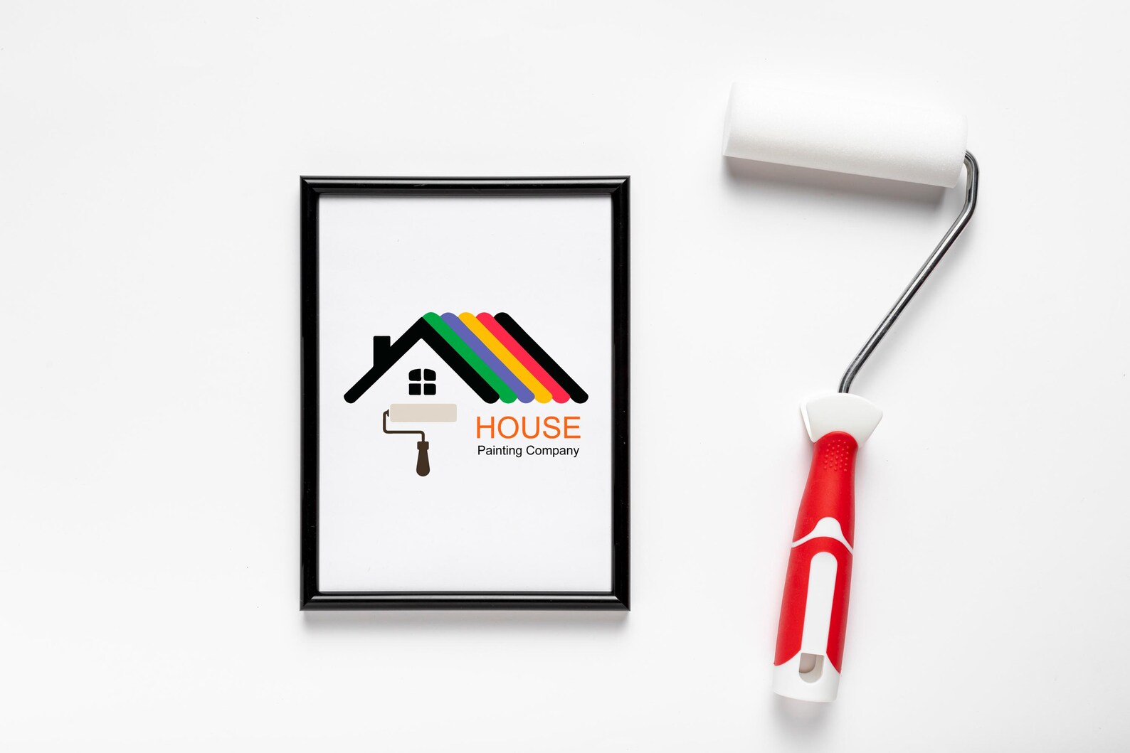 Custom House Painting Logo / Renovation Business Branding (AI, PDF, JPG ...