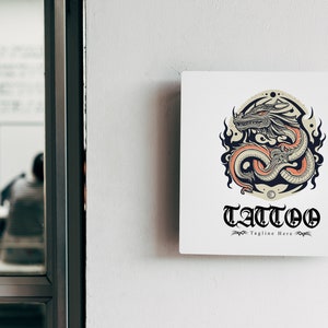 Editable Tattoo Studio Logo / Vintage Tattoo Logo Design / Vintage ...