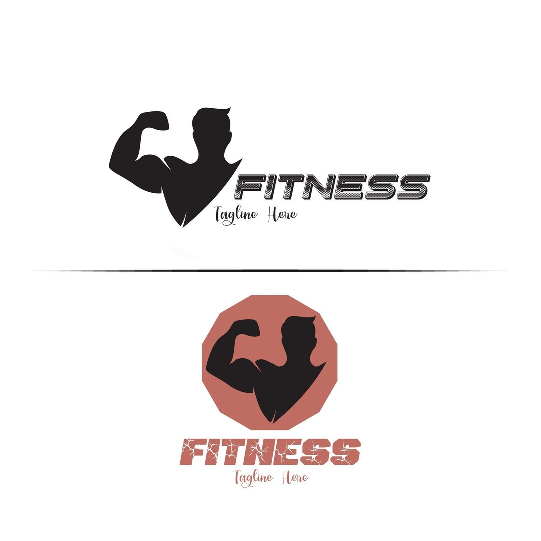Fitness Logo Design / Personal Trainer Sign / Body Builder Logo ...